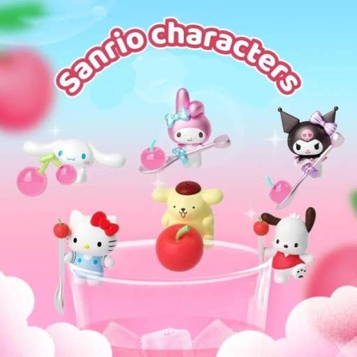 Sanrio Cherry Series – Blind Random Box Cup Figures – Dance Gear